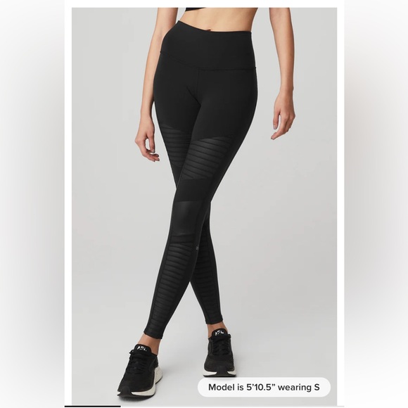 ALO Yoga | Pants & Jumpsuits | Alo Moto Highwaisted Leggings | Poshmark